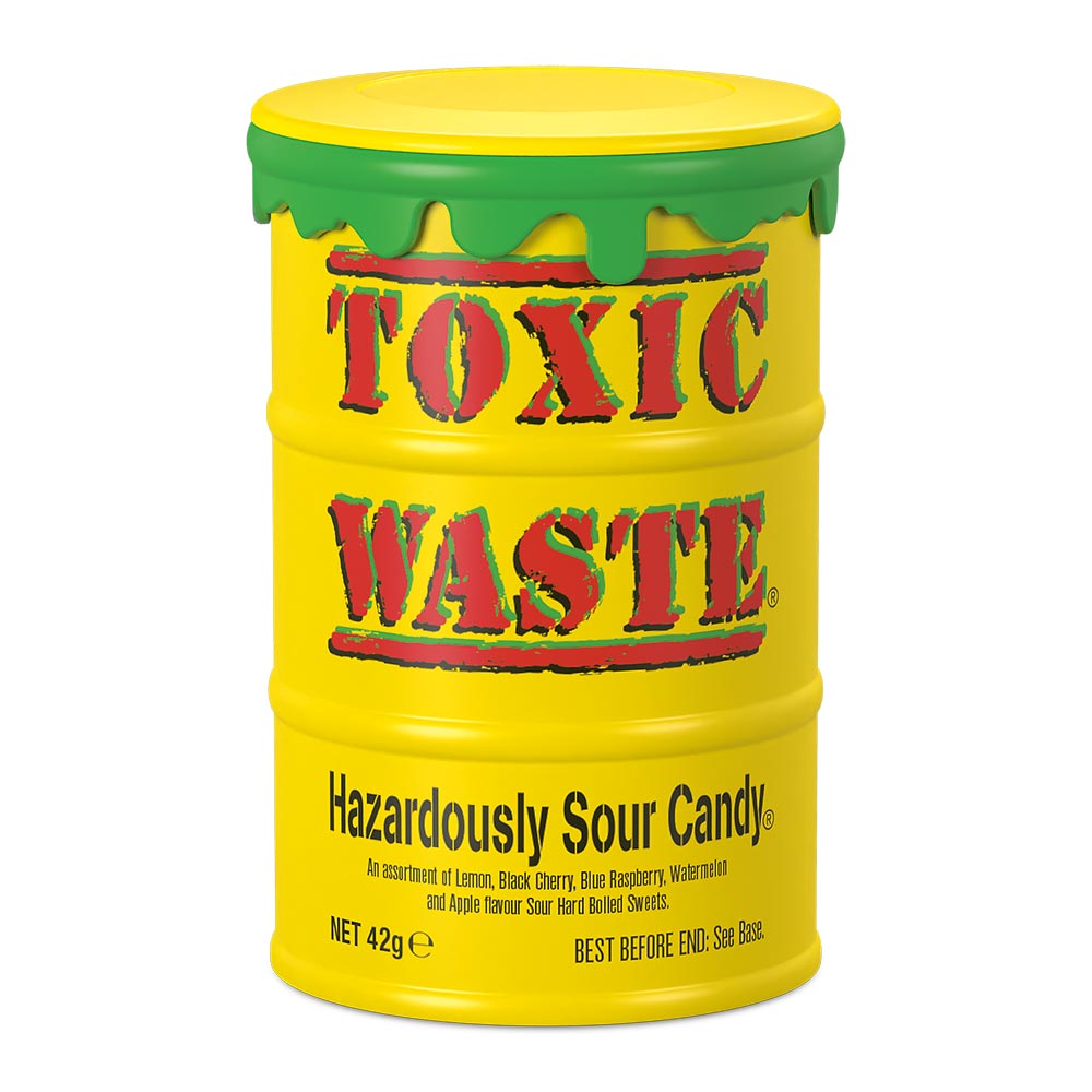 Toxic Waste Sweets Yellow Tubs – NOMNOW