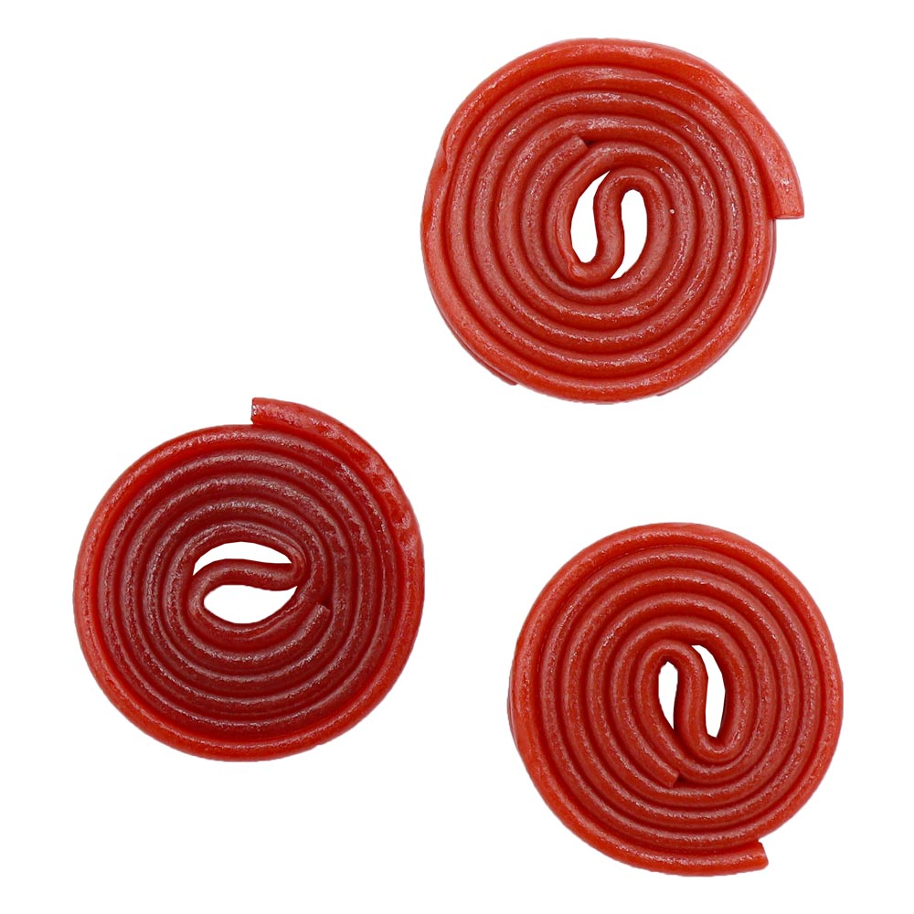 Red Liquorice Strawberry Wheels 50g – NOMNOW