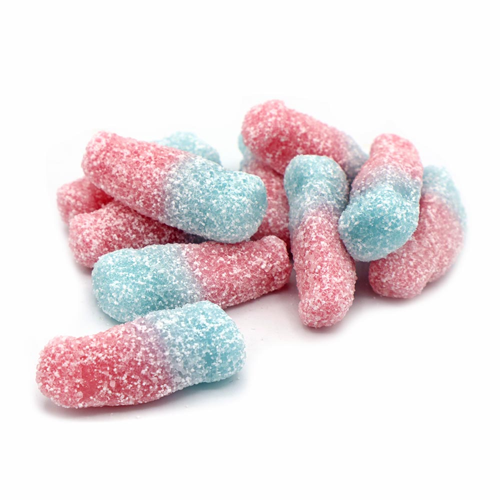 Fizzy Bubblegum Bottles 50g – NOMNOW